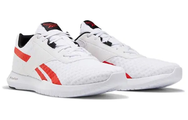REEBOK Reago Essential 2 Instinct Red Athletic Sneakers - White