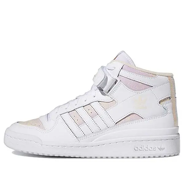 Adidas Forum Mid Sneakers - White/pink