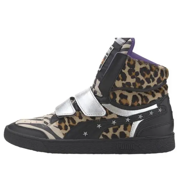PUMA Paul Stanley X Ralph Sampson Mid 'cheetah Print' Sneakers - Black
