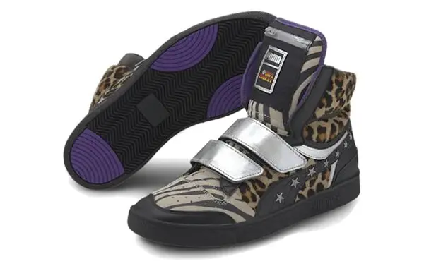 PUMA Paul Stanley X Ralph Sampson Mid 'cheetah Print' Sneakers