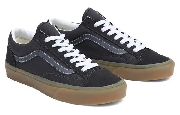 VANS Style 36 Asphalt Gum Low Top Sneakers - Black/gray