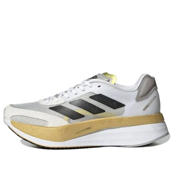 Adidas Adizero Boston 10 Tme Sneakers - Cloud White/core Black/grey Two