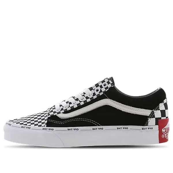 VANS Old Skool Checkerboard Sneakers - Black