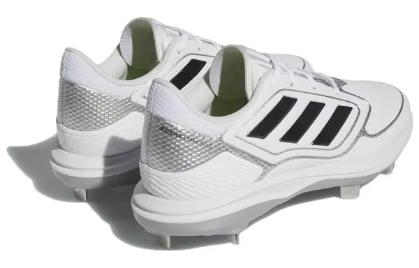 Adidas Adizero Purehustle 3 Athletic Cleats - Cloud White/core Black/silver Metallic