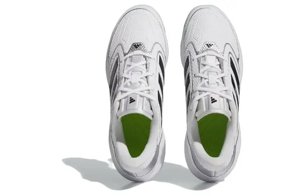 Adidas Adizero Purehustle 3 Athletic Cleats - Cloud White/core Black/silver Metallic