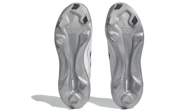 Adidas Adizero Purehustle 3 Athletic Cleats - Cloud White/core Black/silver Metallic