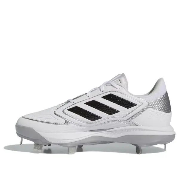 Adidas Adizero Purehustle 3 Athletic Cleats - Cloud White/core Black/silver Metallic