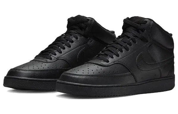 Nike Court Vision Mid Next Nature Sneakers - Black