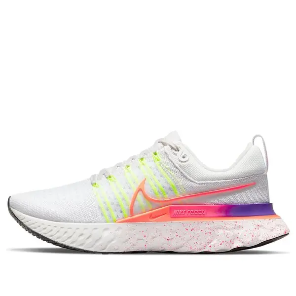 Nike React Infinity Run 2 Athletic Sneakers - White/red/yellow
