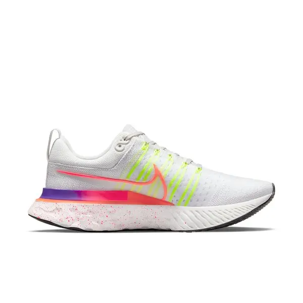 Nike React Infinity Run 2 Athletic Sneakers - White/red/yellow