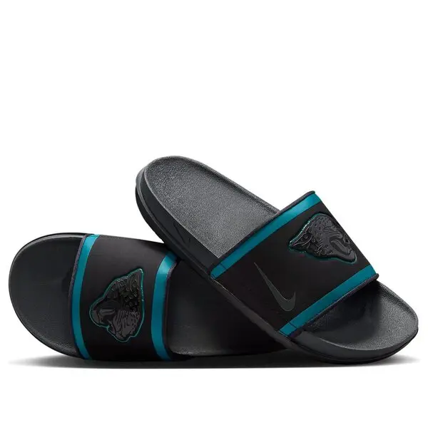 Nike Nfl X Offcourt Slide Jacksonville Jaguars - Black/blue