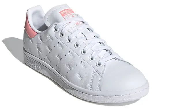 Adidas Stan Smith " Glow Pink" Sneakers - White
