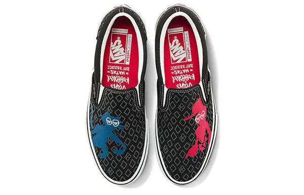 VANS X Krooked Skate Slip-on 'natas For Ray Barbee