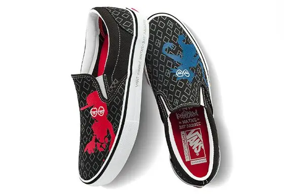 VANS X Krooked Skate Slip-on 'natas For Ray Barbee