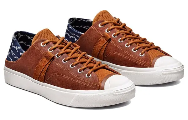 CONVERSE Jack Purcell Vintage Crush Low Top Sneakers - Red