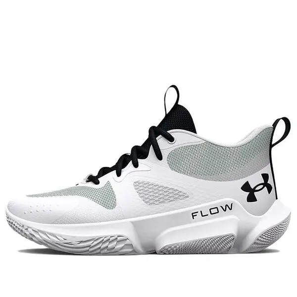 Under Armour Flow Breakthru 3 Basketball Shoes - White/black