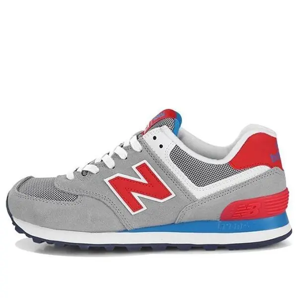 NEW BALANCE 574 Sneakers - Grey/red