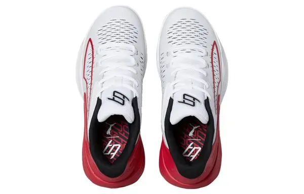 PUMA Stewie 1 Team Low Top Sneakers - White/tango Red