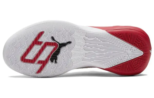 PUMA Stewie 1 Team Low Top Sneakers - White/tango Red