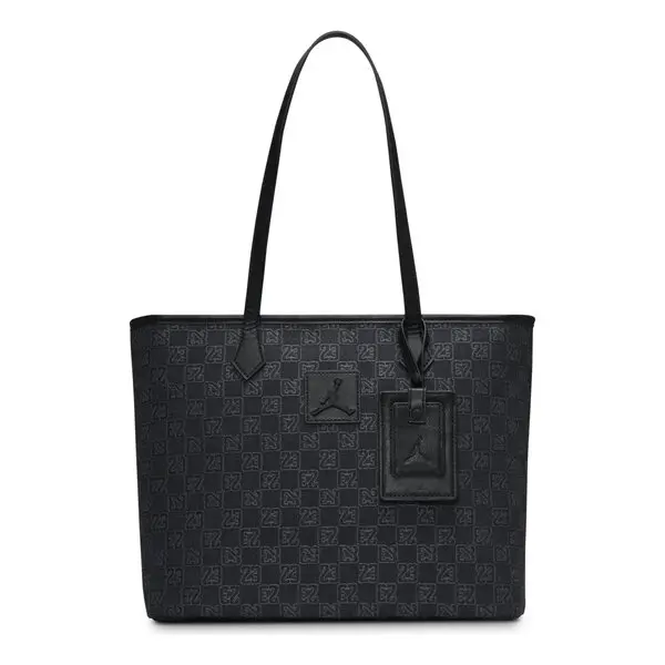JORDAN Monogram Tote Bag - Black