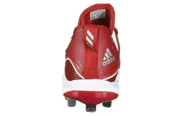 Adidas Icon 5 Bounce Athletic Cleats - Red/white