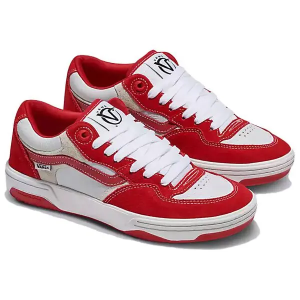 VANS Skate Rowan 2 Sneakers - White/red