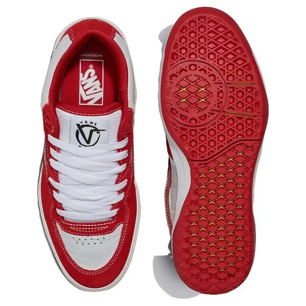 VANS Skate Rowan 2 Sneakers - White/red