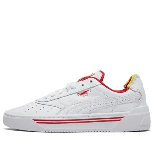 PUMA Mike Cherman X Cali-0 'drive Thru' Leather Sneakers - White/red