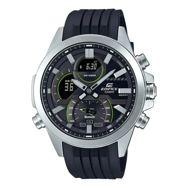 Casio Edifice Series Stainless Steel Strap Watch - Black