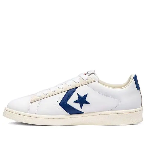 CONVERSE Pro Leather Low Top Sneakers - White/blue