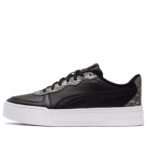 PUMA Skye Untamed Snakeskin Low Top Sneakers