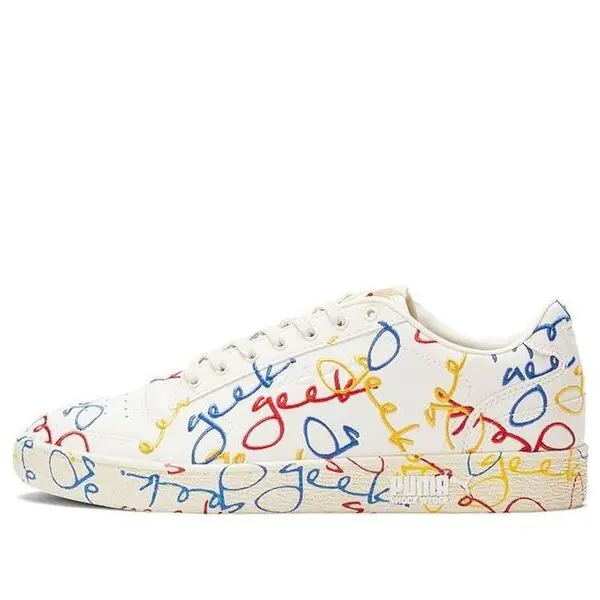 PUMA Fashion Geek X Ralph Sampson Lo "all Over Print" Sneakers - White/blue/red