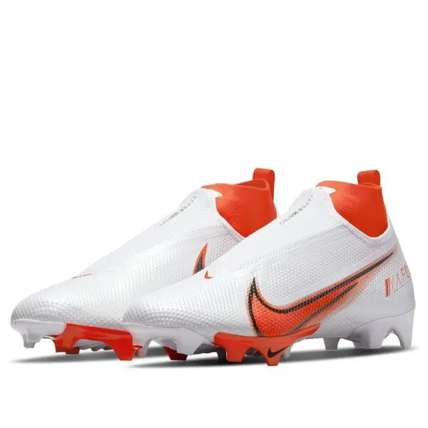 Nike Vapor Edge Pro 360 Football Cleats - White/orange
