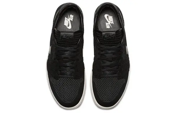 JORDAN Air 1 Low Flyknit Sneakers - Black