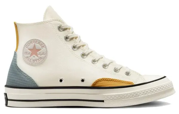 CONVERSE Chuck 70 High Top Sneakers - Cream/yellow/blue