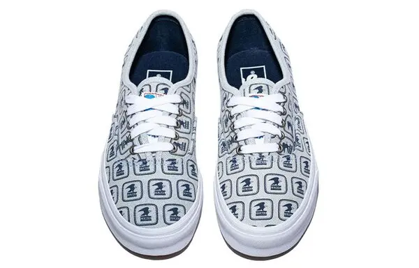 VANS Usps X Authentic "denim" Sneakers - Blue/white