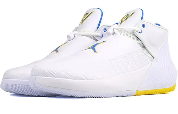 JORDAN Why Not Zer0.1 Low Pfx Basketball Sneakers - White/blue/amarillo