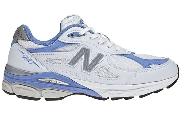 NEW BALANCE 990v3 Made In Usa - White/blue/gray