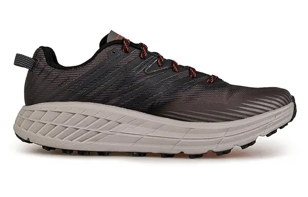 Hoka One One Speedgoat 4 Athletic Shoes - Black/grey