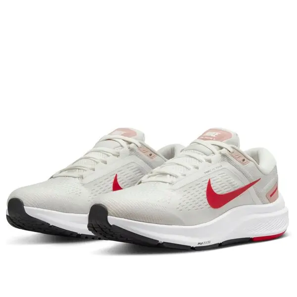 Nike Zoom Structure 24 Low Top Sneakers - White/red