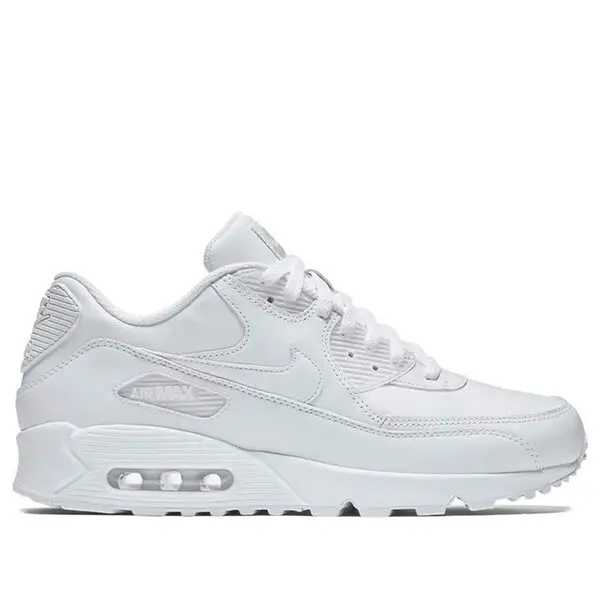 Nike Max 90 Leather Low Top Sneakers - White