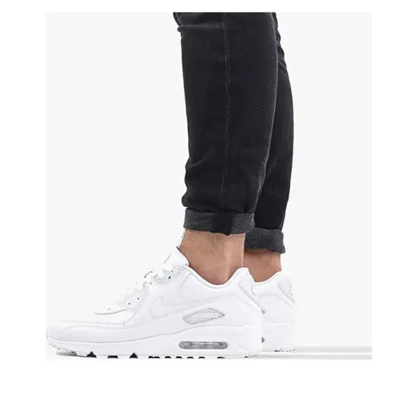 Nike Max 90 Leather Low Top Sneakers - White