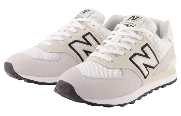 NEW BALANCE 574 Low Top Sneakers - Cream