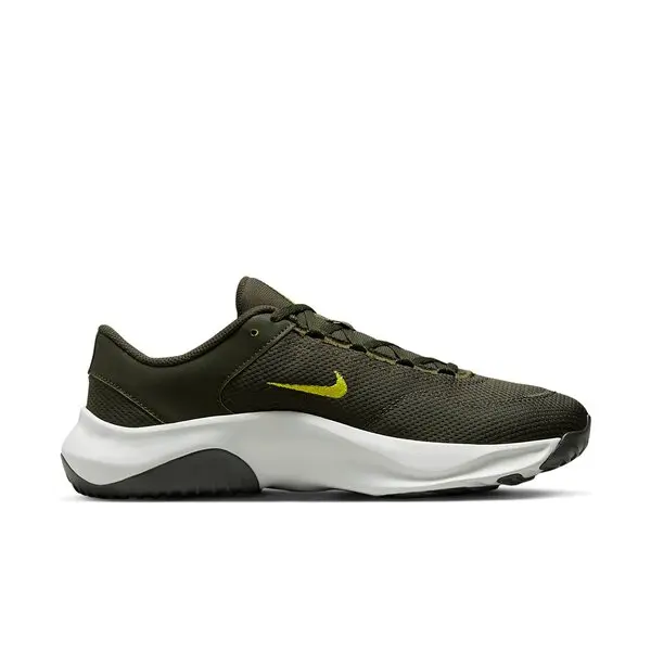 Nike Legend Essential 3 Next Nature "sequoia High Voltage" Sneakers - Sequoia/light Silver/medium Olive