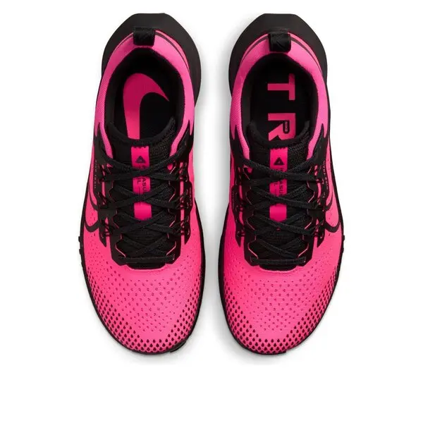 Nike React Pegasus Trail 4 Athletic Sneakers - Hyper Pink/black