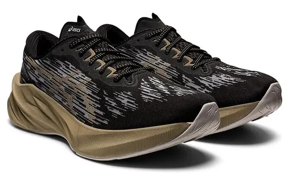 Asics Novablast 3 Athletic Sneakers - Black/brown