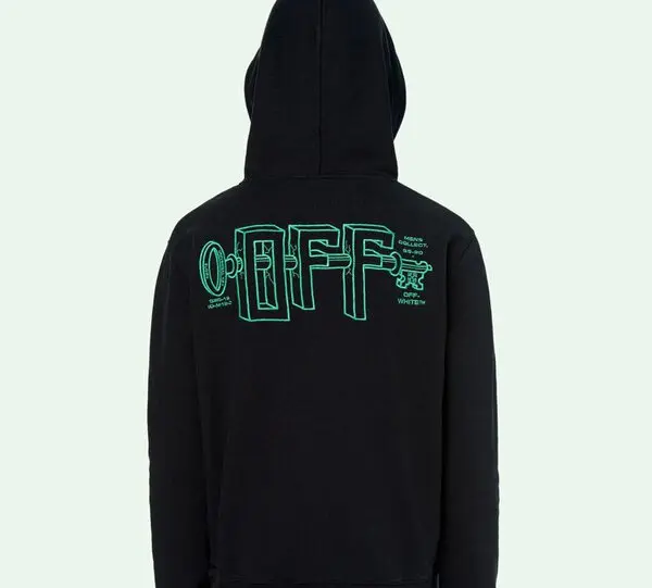 Off-White Universal Key Embroidery Hooded Sweater