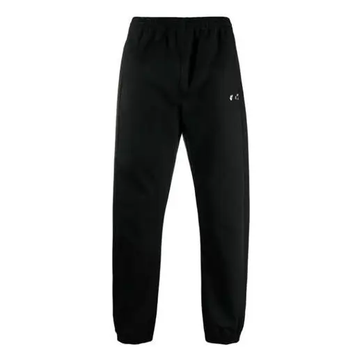 Off-White Ss21 Logo Casual Long Pants - Black