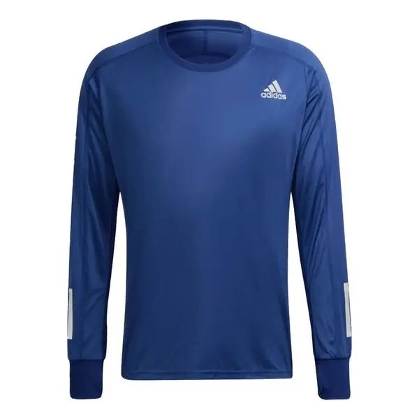 Adidas Long Sleeve Quick Dry Training T-shirt - Blue