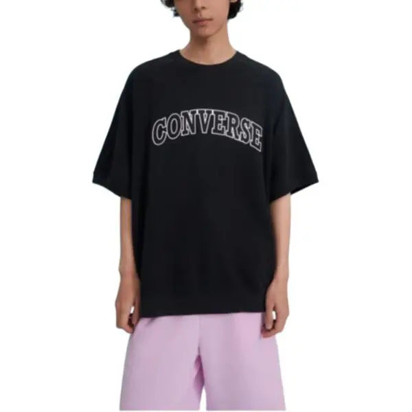 CONVERSE Retro Chuck Crew T-shirt Asia Sizing - Black